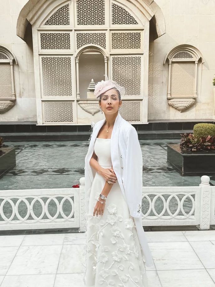 Malaika Arora Redefines Timeless Elegance With a Graceful All-White Look